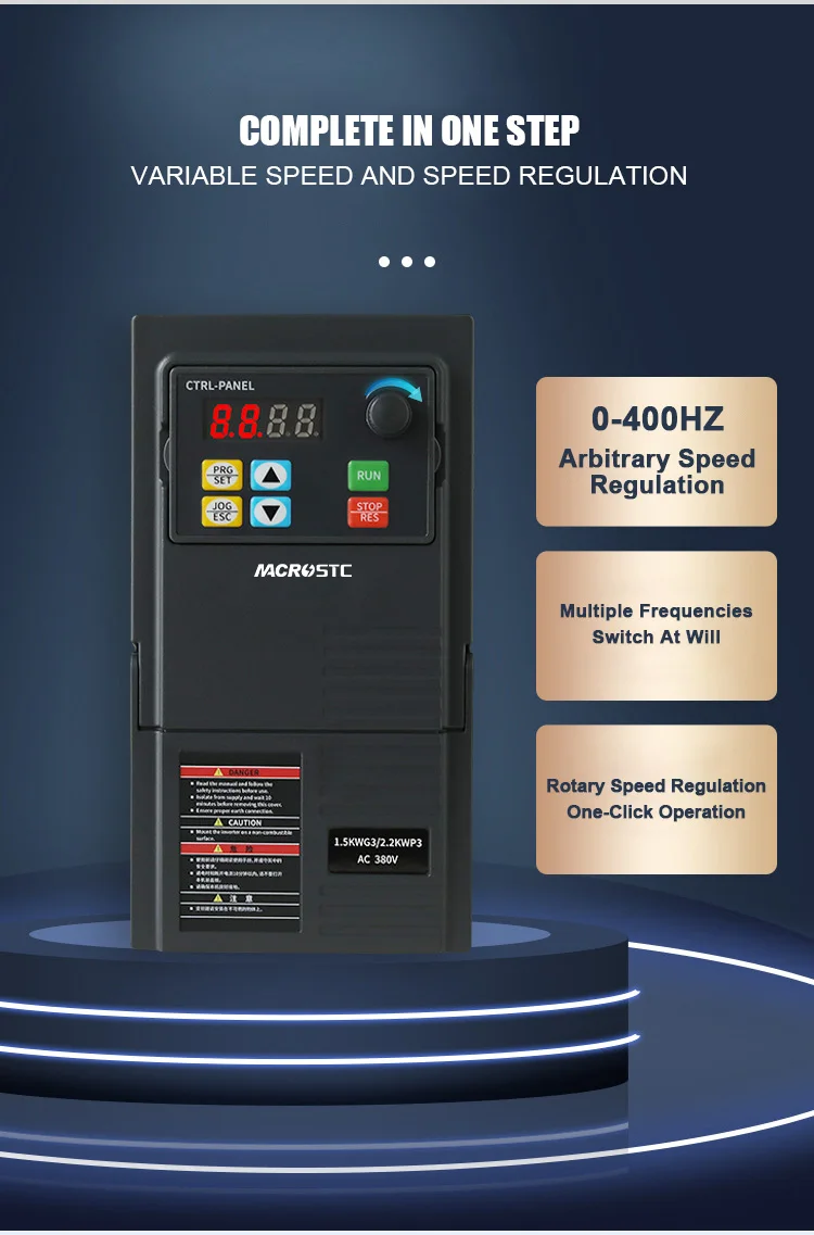 55kw Frequency Inverter Single Phase 220v Power And Frequency Inverter ...