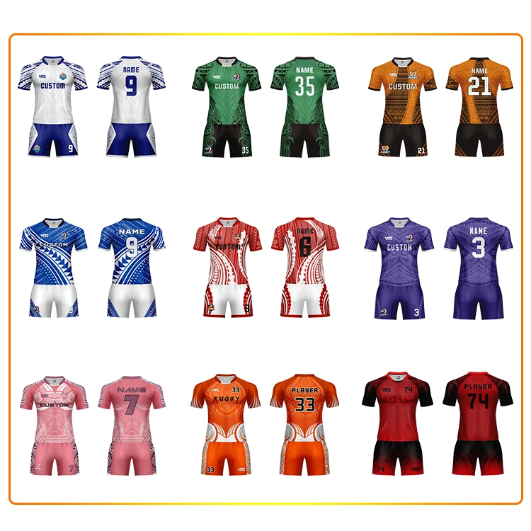 Custom Sublimated Rugby League Jerseys & Shorts for Men