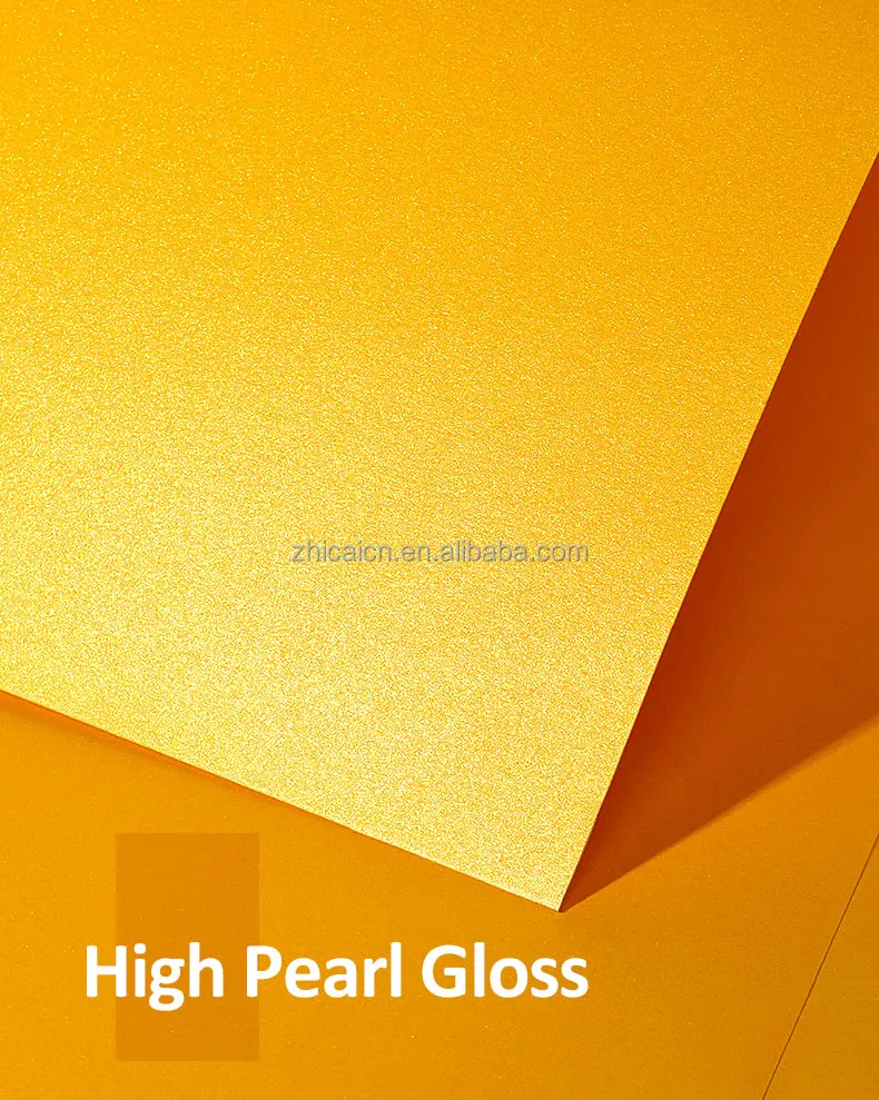 Zhicai Custom Metallic Pearl Paper Wrapping Cardboard Sheet A3 A4 ...