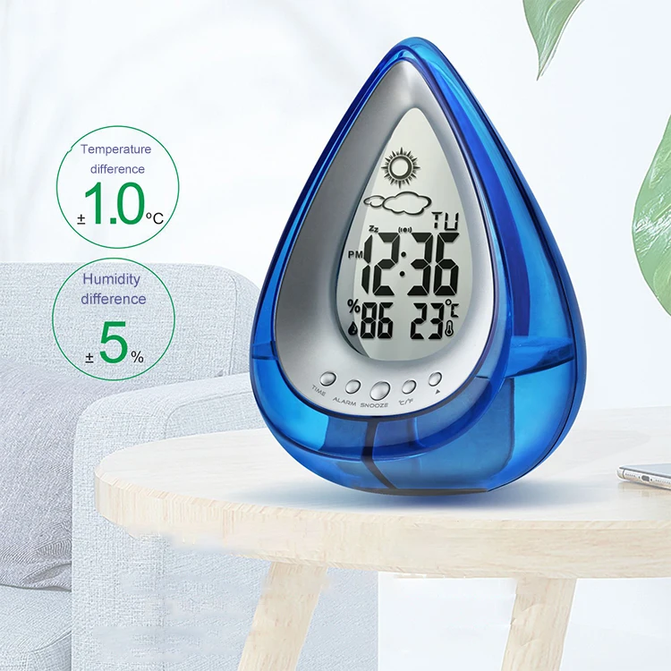 Alarm Clock With Fun Design Water Powered Eco-friendly Water Clock For ...