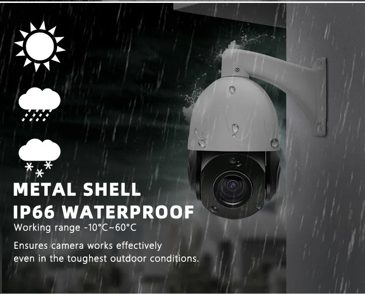 Cctv Factory 4k 20x Poe Ptz 100m 8mp@15fps Ir Built-in Mic Audio ...