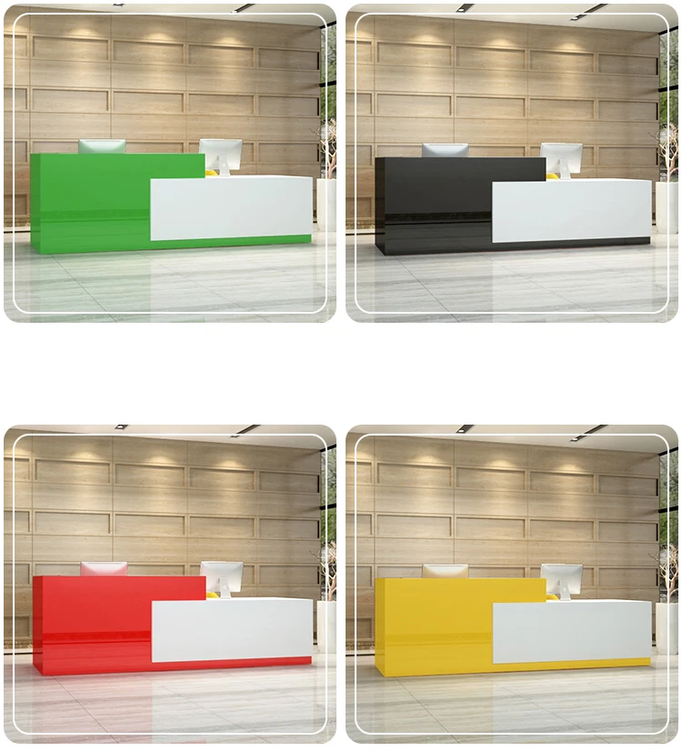 Modern Office Hospital Reception Counter Design