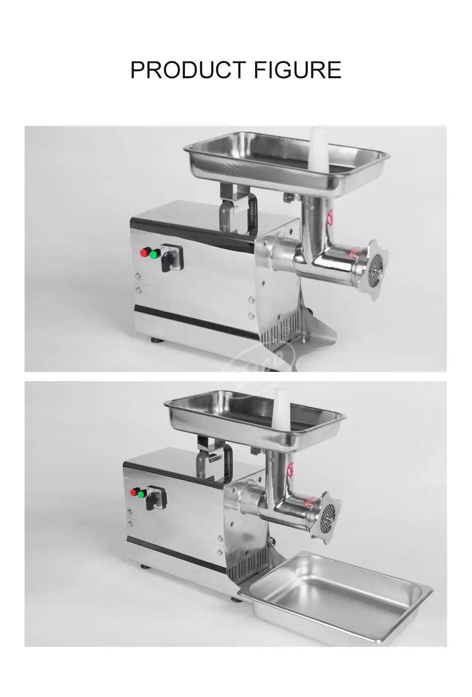 Electric Meat Grinder Meat Mincer Electric Set Auger Sausage Aluminium ...