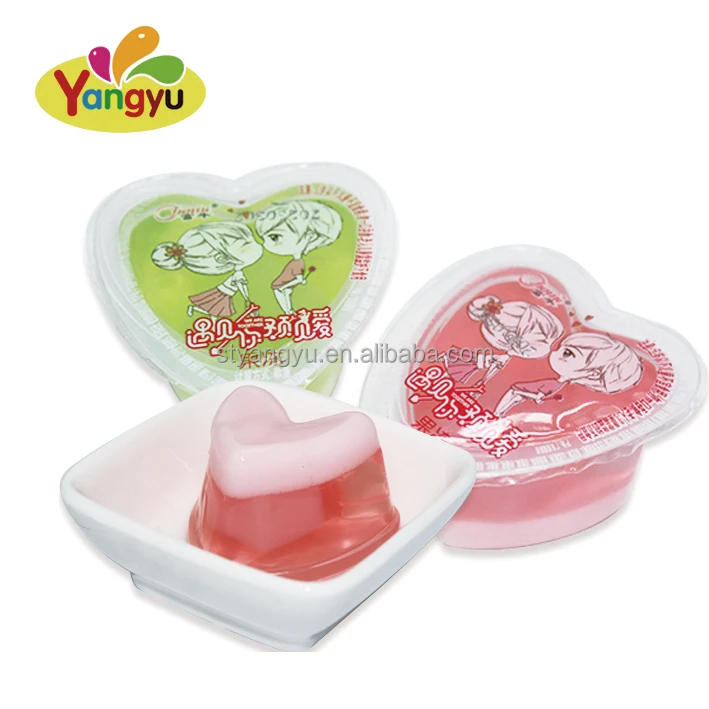 Bulk Fruits Flavor Heart Shape Jelly Snack - Buy Chinese Snacks,Fruit ...
