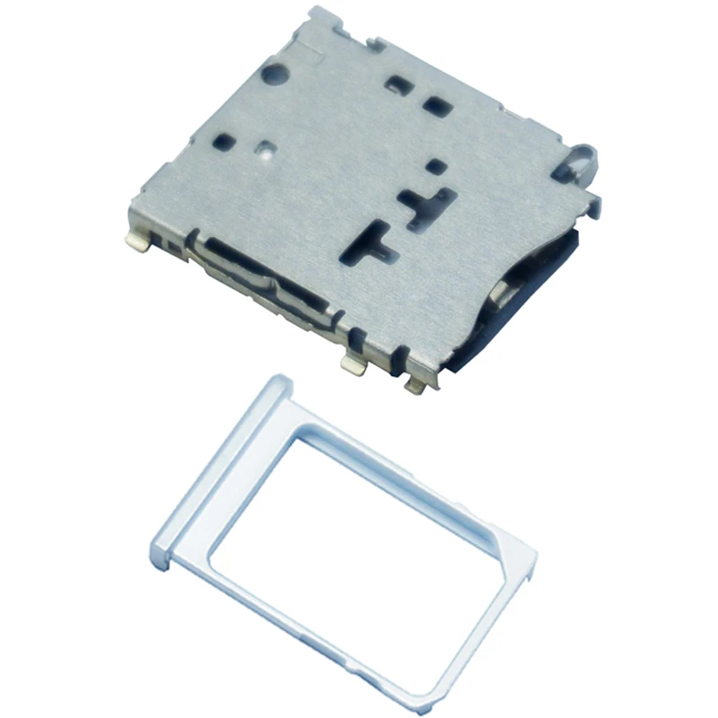 PCB Mounted SMT Push Pull Tray Hinge Nano Sim Card Connector| Alibaba.com