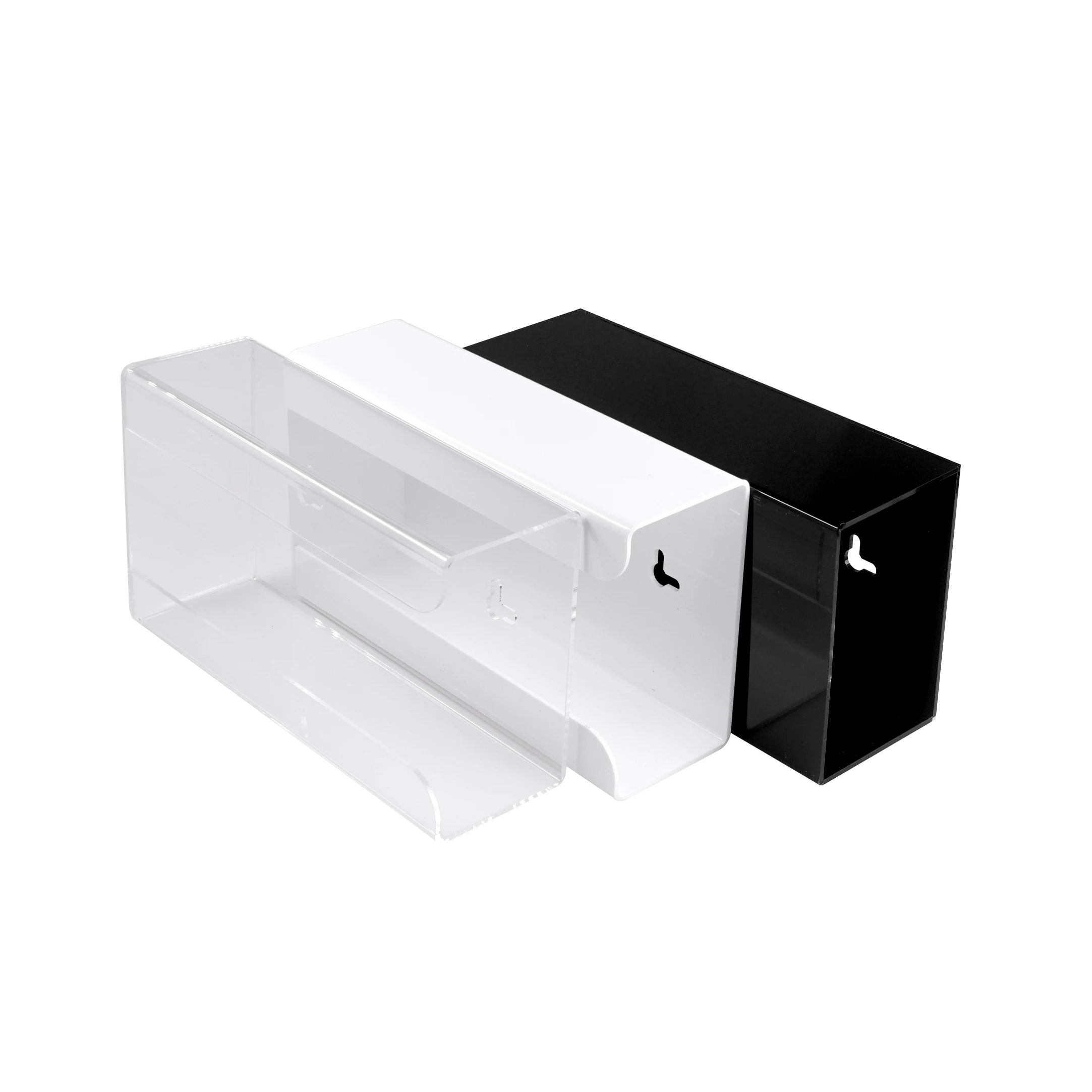 3mm Clear Side Load Vertical Acrylic Glove Container