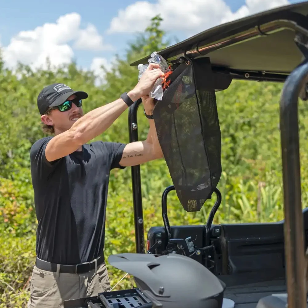 Trash Sack for UTV ATV - Durable Mesh Trash Bag