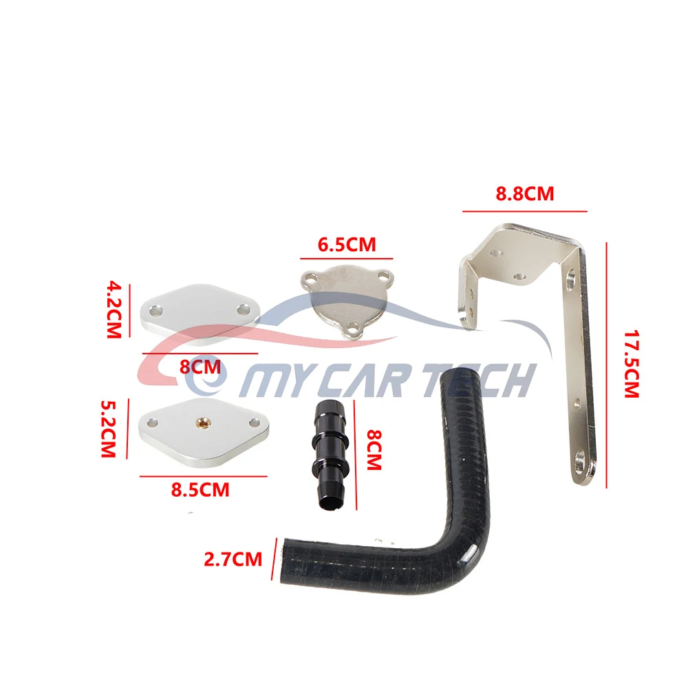 Aluminum Egr Cooler Valve Delete Kit For 2014-2019 Ram Diesel Fuel 3.0l ...