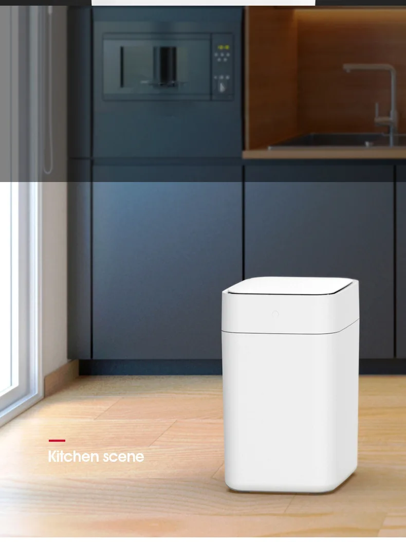 Inteligente Sensor Automatic Dustbin Smart Kitchen Rubbish Plastic ...