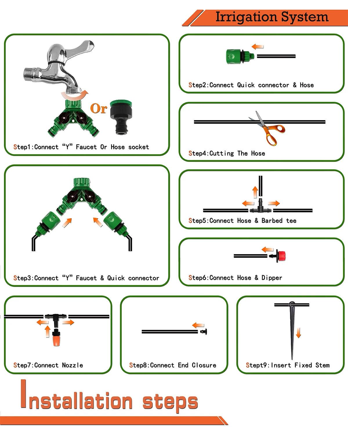 Outdoor Garden Tool Drip Irrigation System Multi-scene Convenient ...