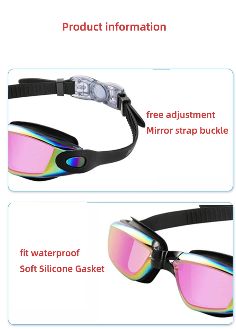High Quality Anti Fog Lens Adult Swimming Goggles For Men Women