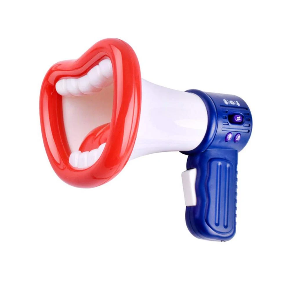 Child Sound Recording Speaker Sound Effects Big Red Lips Megaphone ...