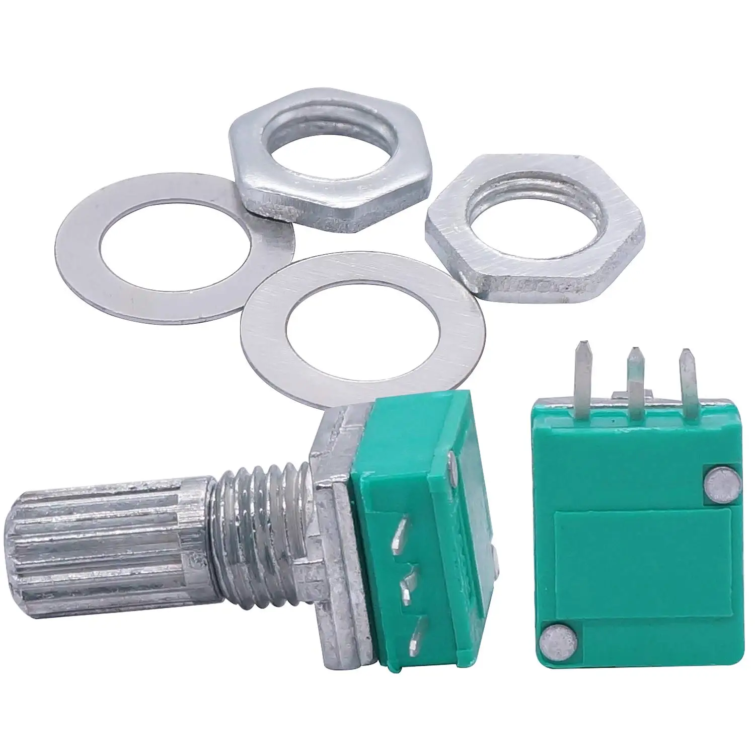 RK097NS B500K Rotary Volume Control - Dual Potentiometer