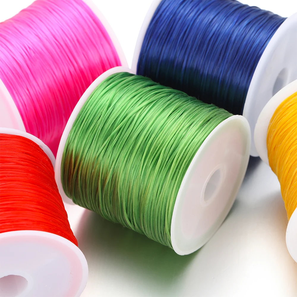 Elastic Stretchy String Thread Wire Necklace Beading Cord Diy Bracelet ...