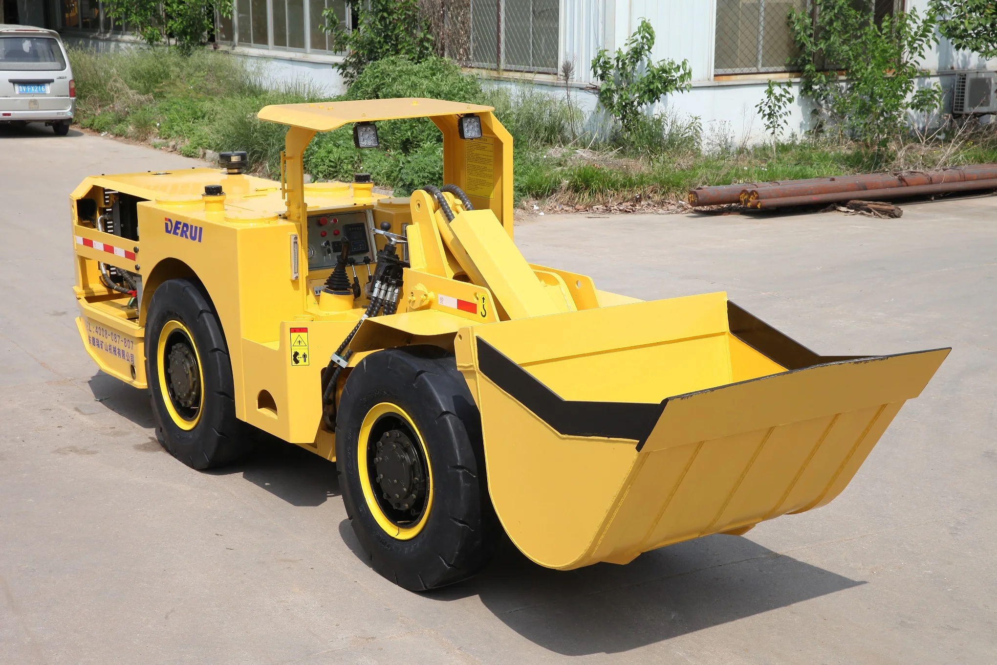 DERUI Underground Loader - 2 Ton Mining Loader with Video Inspection