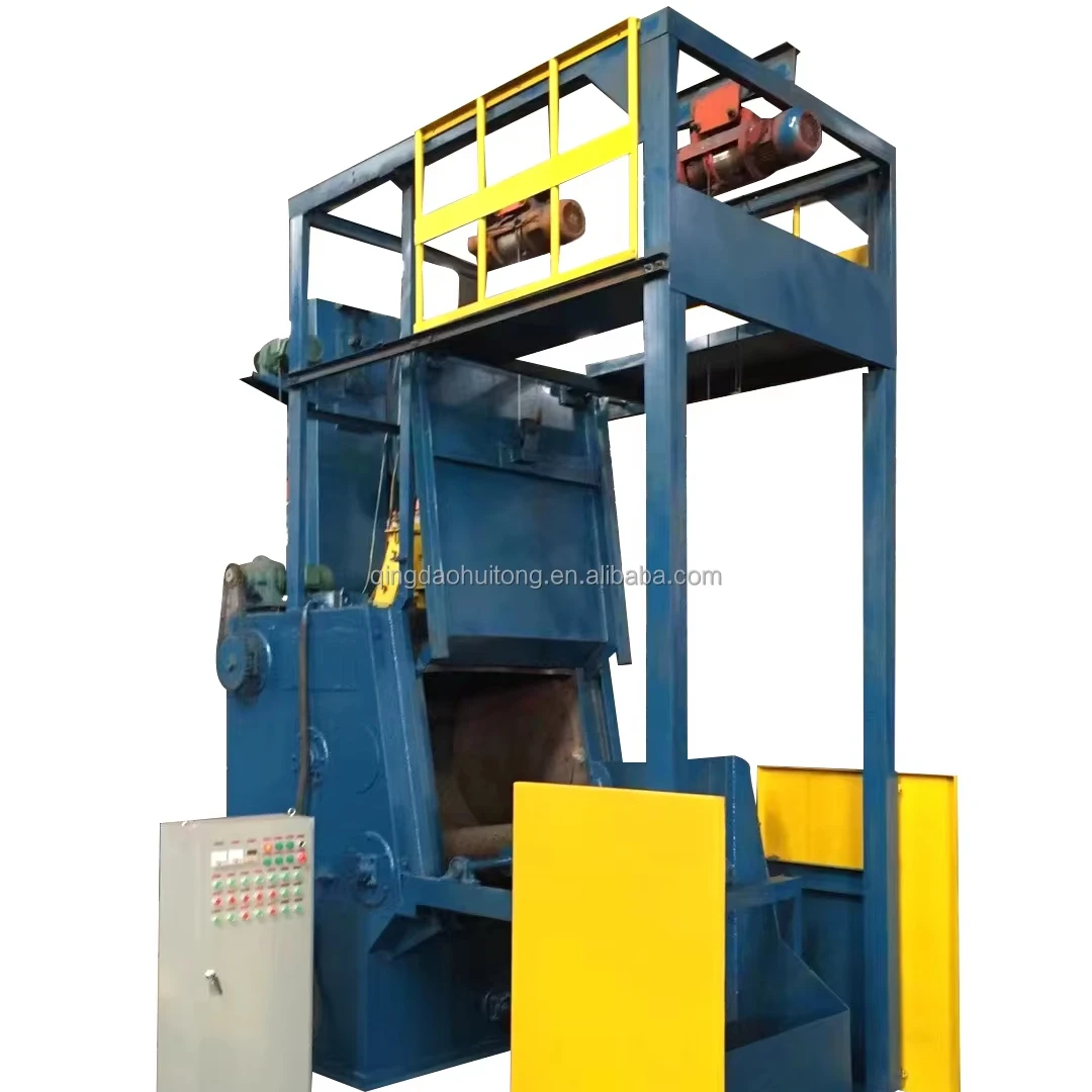 QR3210 Automatic Loading Crawler Type Shot Blasting Machine Metal ...