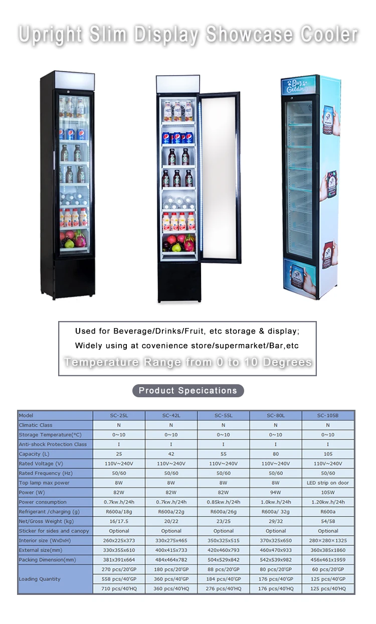 Mini Upright Display Table Top Chiller Showcase Drink Cooler Mini bar ...
