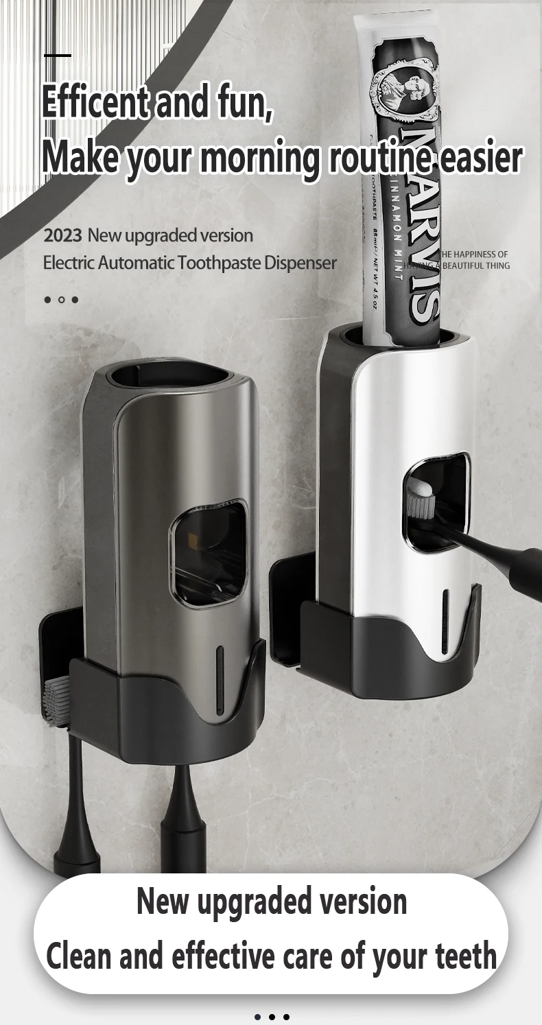 2024 Smart Electric Automatic Toothpaste Dispenser For Toothpaste ...