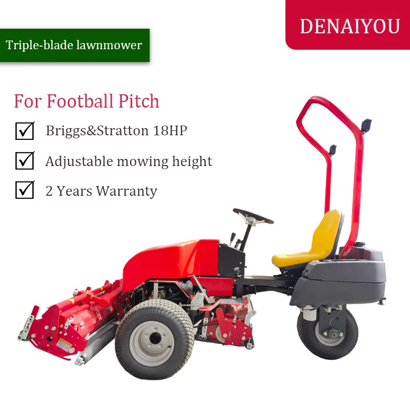 Gas-Powered Riding Lawn Mower Convenient Grass Cutter Machine for ...