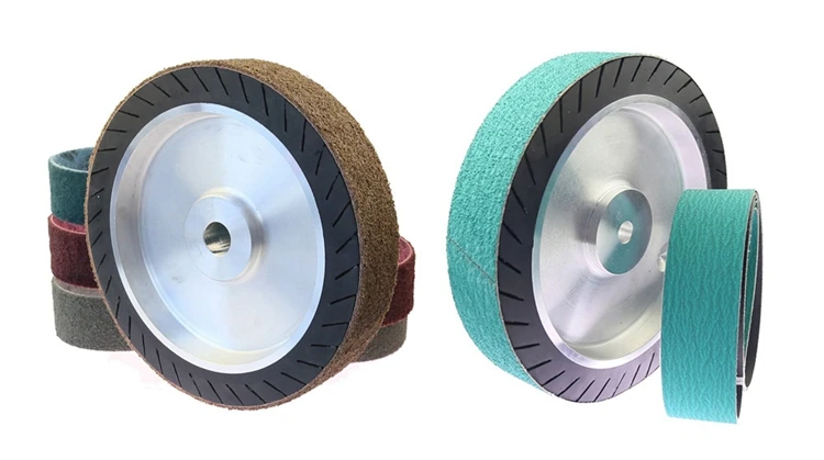 10" Rubber Expander Wheel Motor DIY Abrasive Grinding Wheel