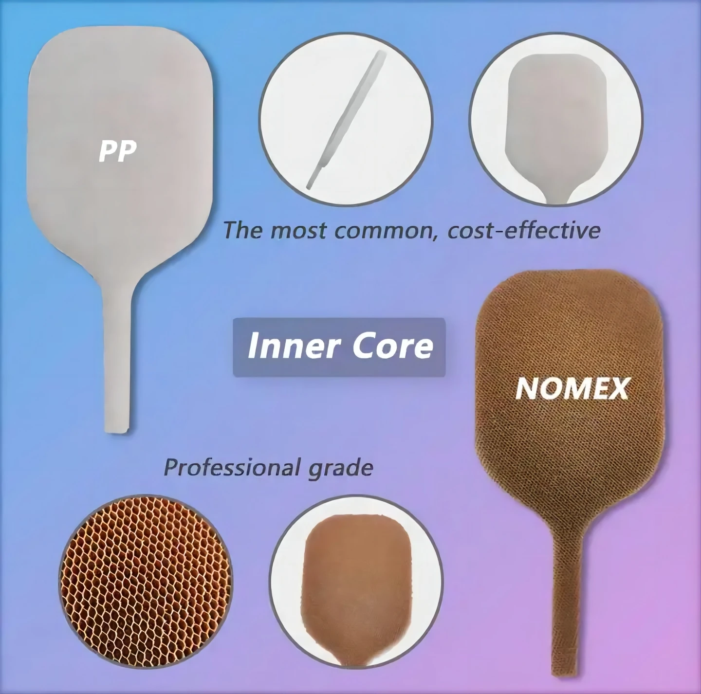 Custom Elongated Pickleball Paddle Friction Surface Carbon Usapa ...