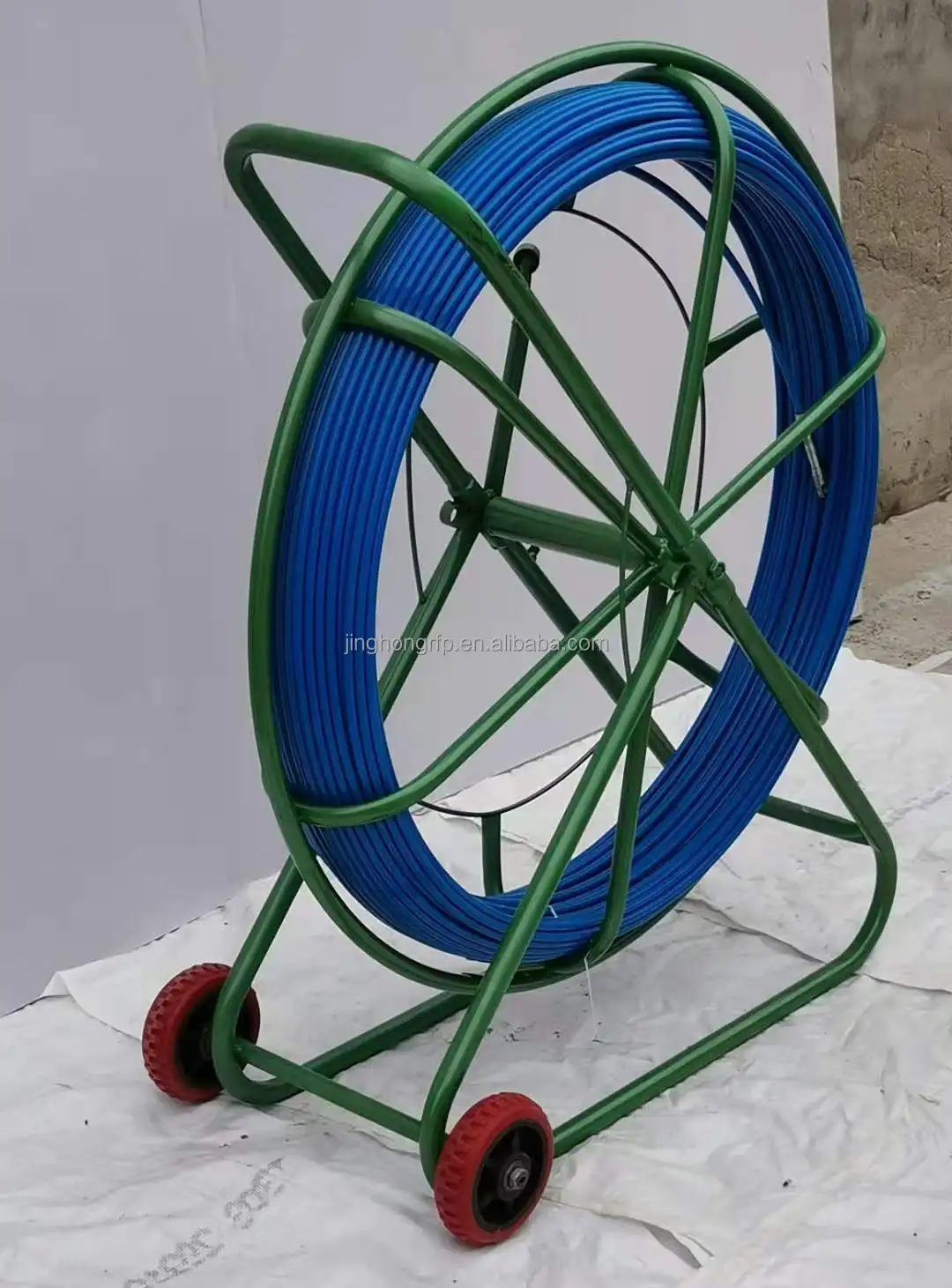 6mm Telecom Cable Conduit Cable Pusher Pulling Machine Frp Fiberglass ...