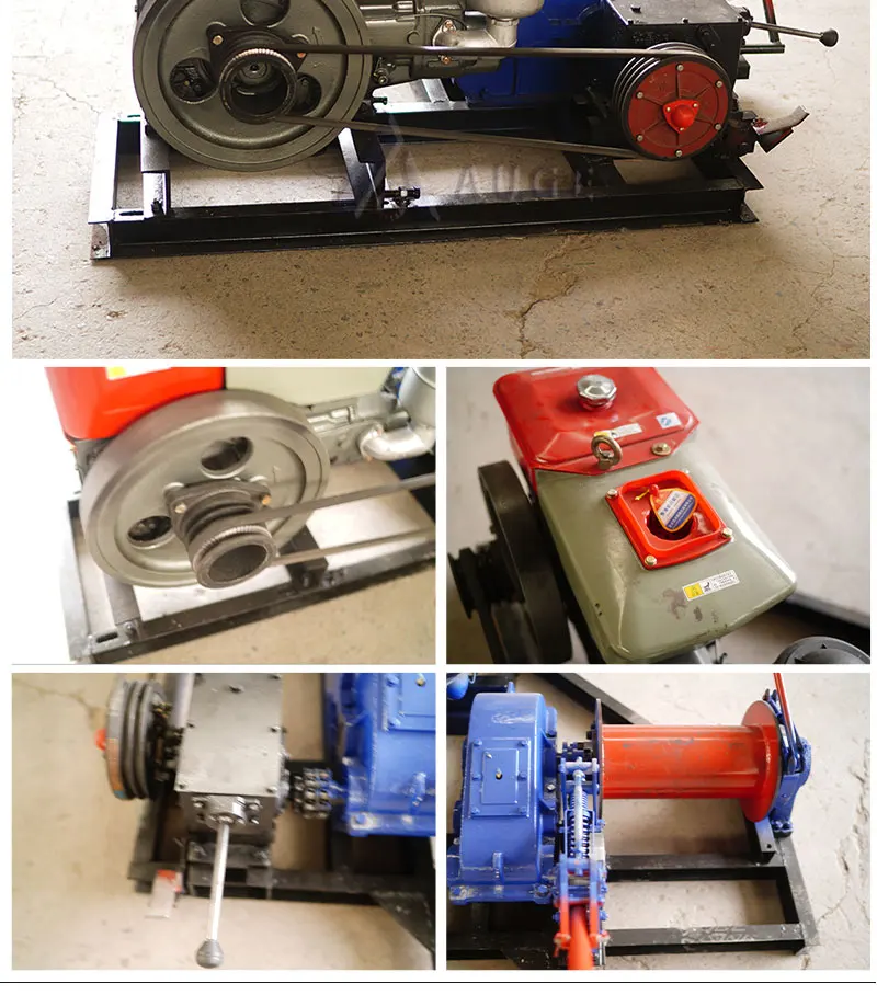 Portable 5 Ton Hydraulic Winch for Car Boat Anchors 10T Capstan Wire ...