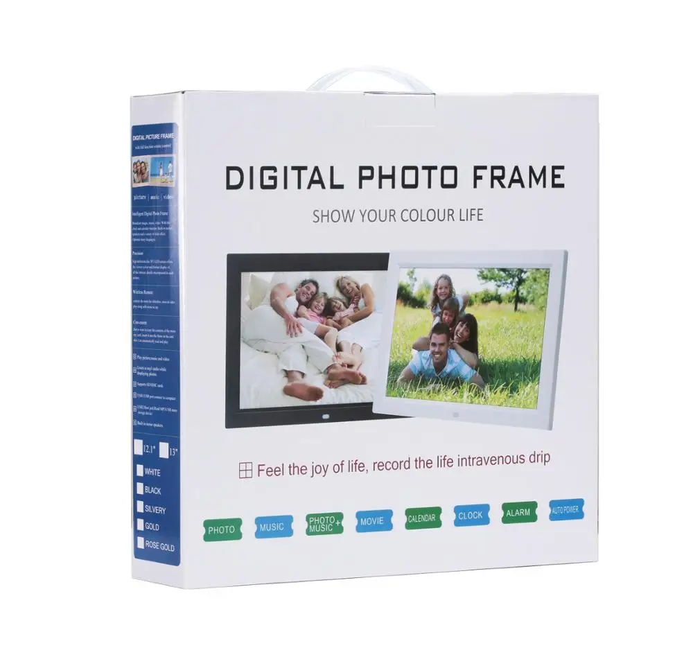 12 Inch Digital Photo Frame Electronic Picture Frame,Various Display ...