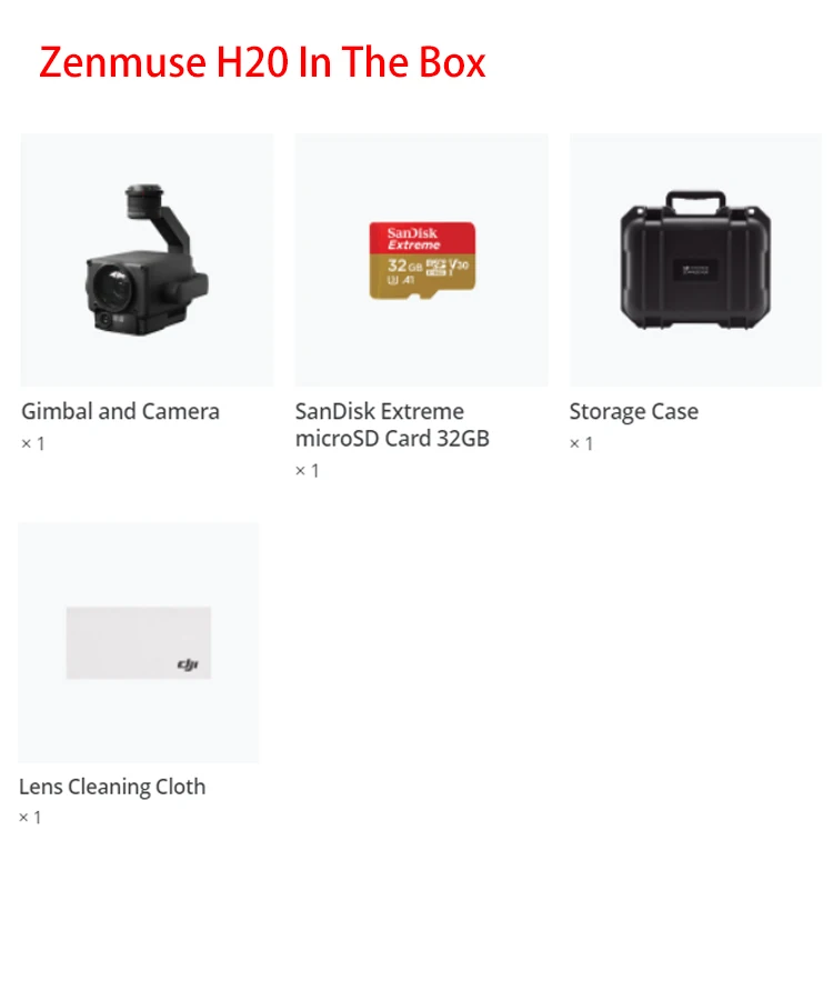 DJI Zenmuse H20/H20T Gimbal Camera for Matrice 300 RTK - Multi-Type ...