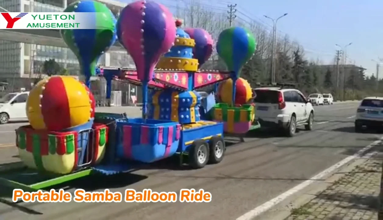 Funfair Machine Amusement Trailer Rides Portable Rotating Swing Samba ...