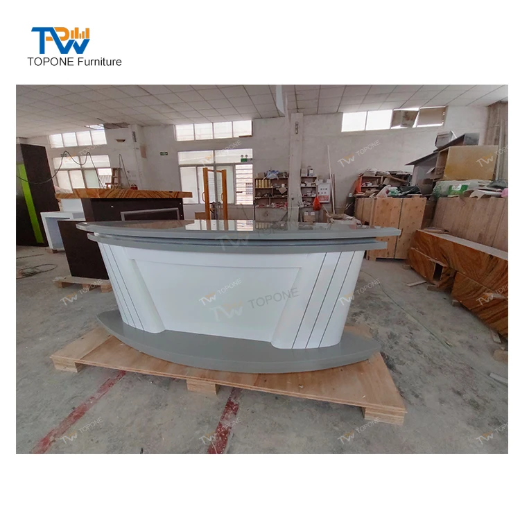 Customize Oval Live Broadcasting Table Interview Television Station Tv ...