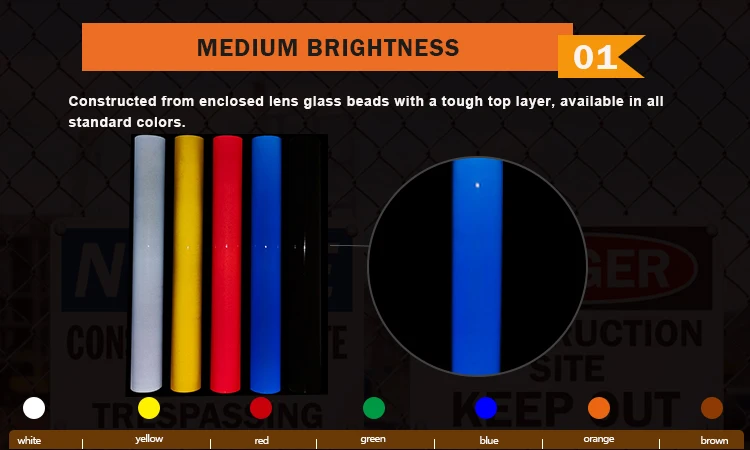 5200 Acrylic Printing Engineering Grade Glass Bead Retroreflective ...