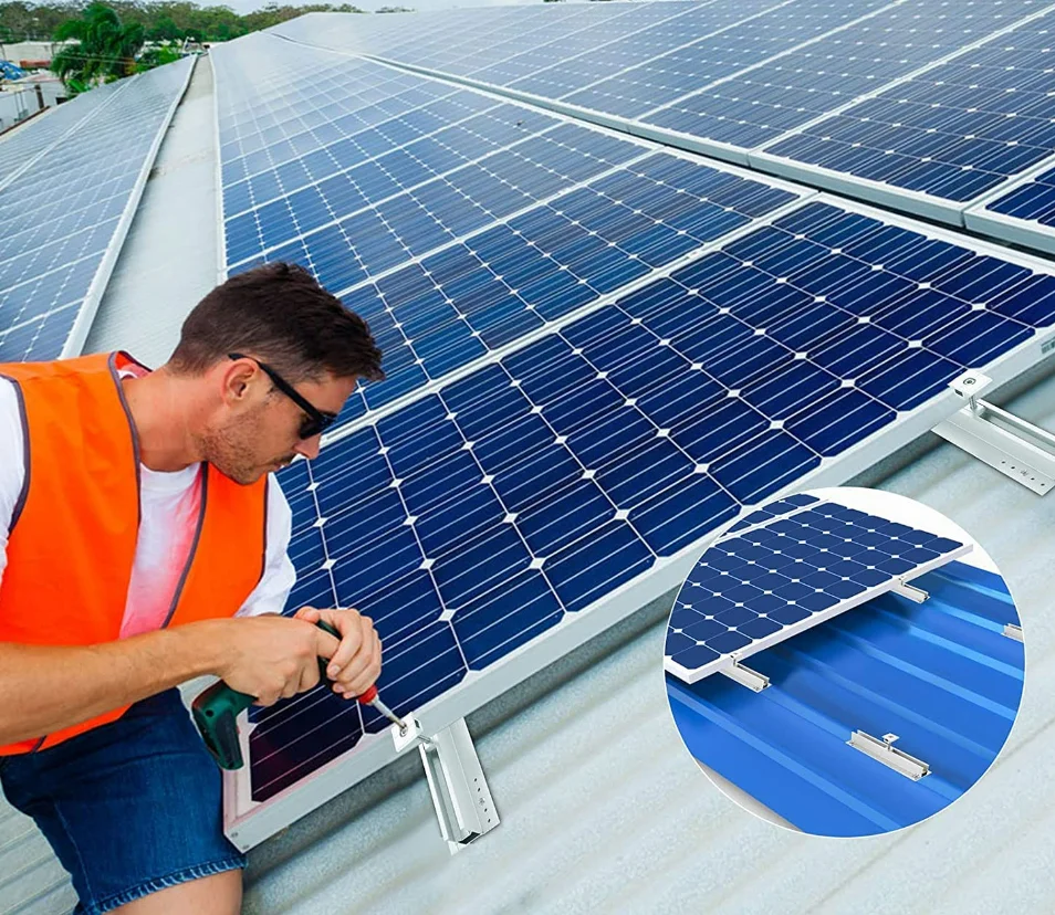 Roof Mounting Pv Structural Solar Panel Rails For Solar Panel Mounting ...