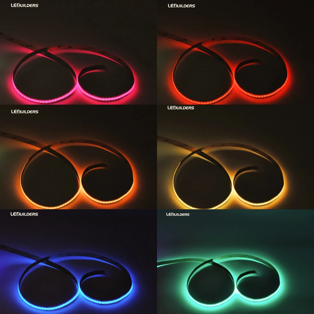 Cob Strip Adjustable Rgb Led Strip Light 630 Chips Smart 24v Rgb Led ...