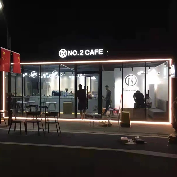 40X100 Portable Small Modular Coffee Shop - Luxury Custom Design