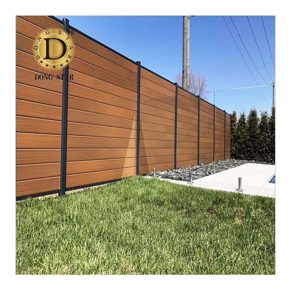 Wood Plastic Composite Wpc Fence Post Panels Door Boards Outdoor Garden ...