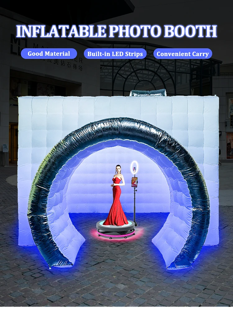 Led Inflatable Photo Booth With Enclosure & Backdrop - Oem | Wholesale