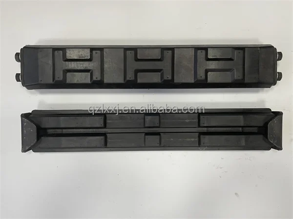 230mm to 500mm Rubber Crawler Crane Track Pads for Excavators - Durable ...