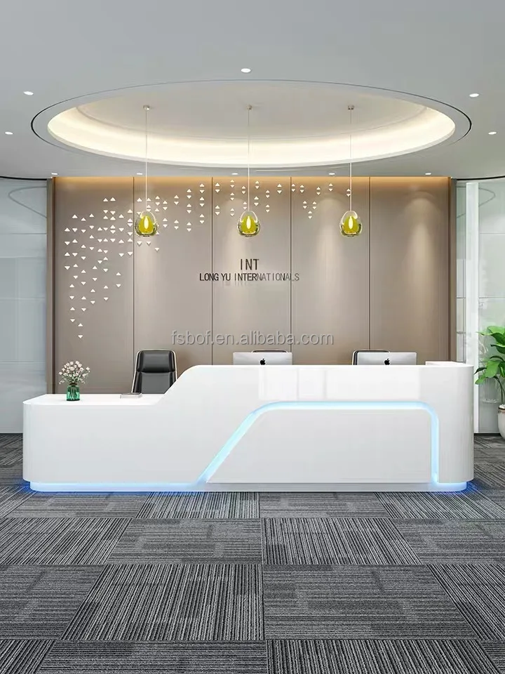New Modern Cashier Counter Desk Design Furniture Supermarket Checkout ...