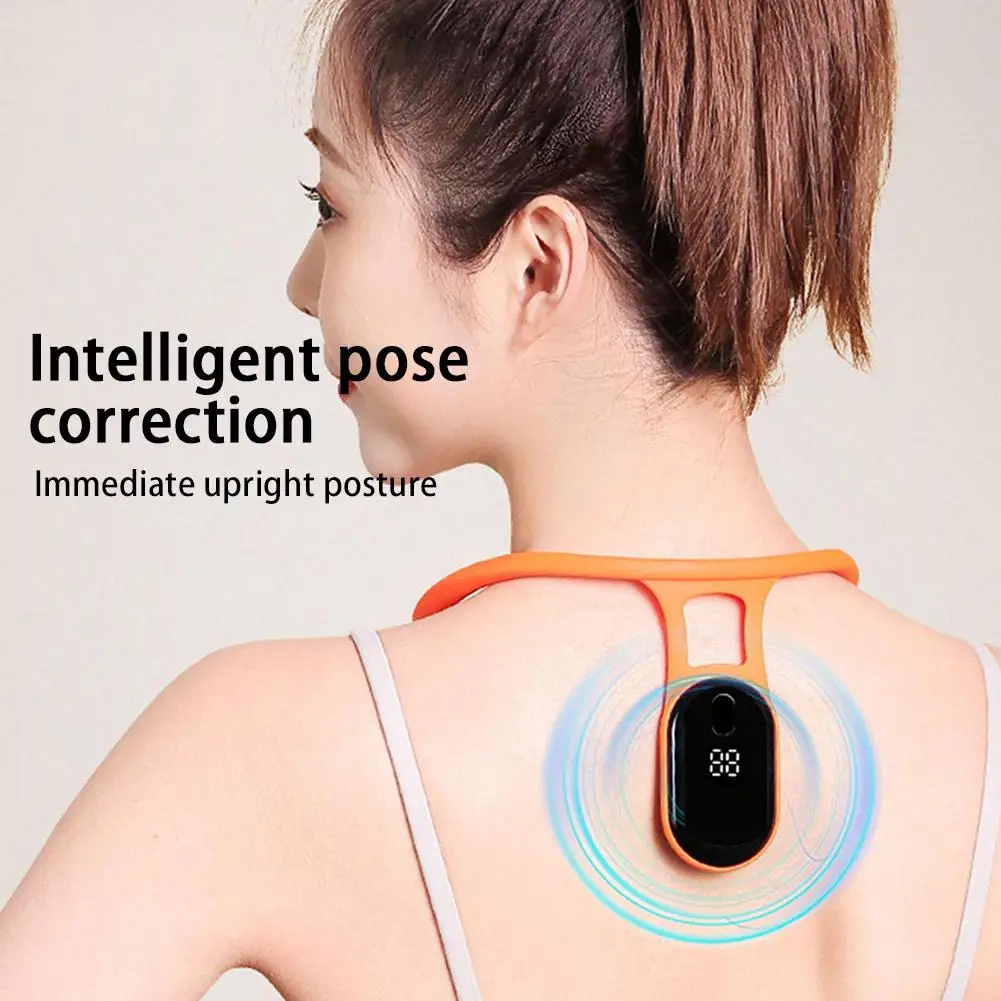 Smart Posture Corrector Vibration Posture Training Reminder Sensor Back ...