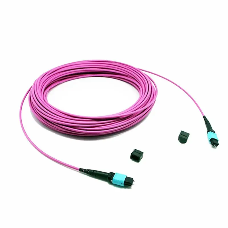 Mpo To Mpo 8 12 24 Core Low Loss Il Mtp Patch Cord Om4 Multimode Trunk ...