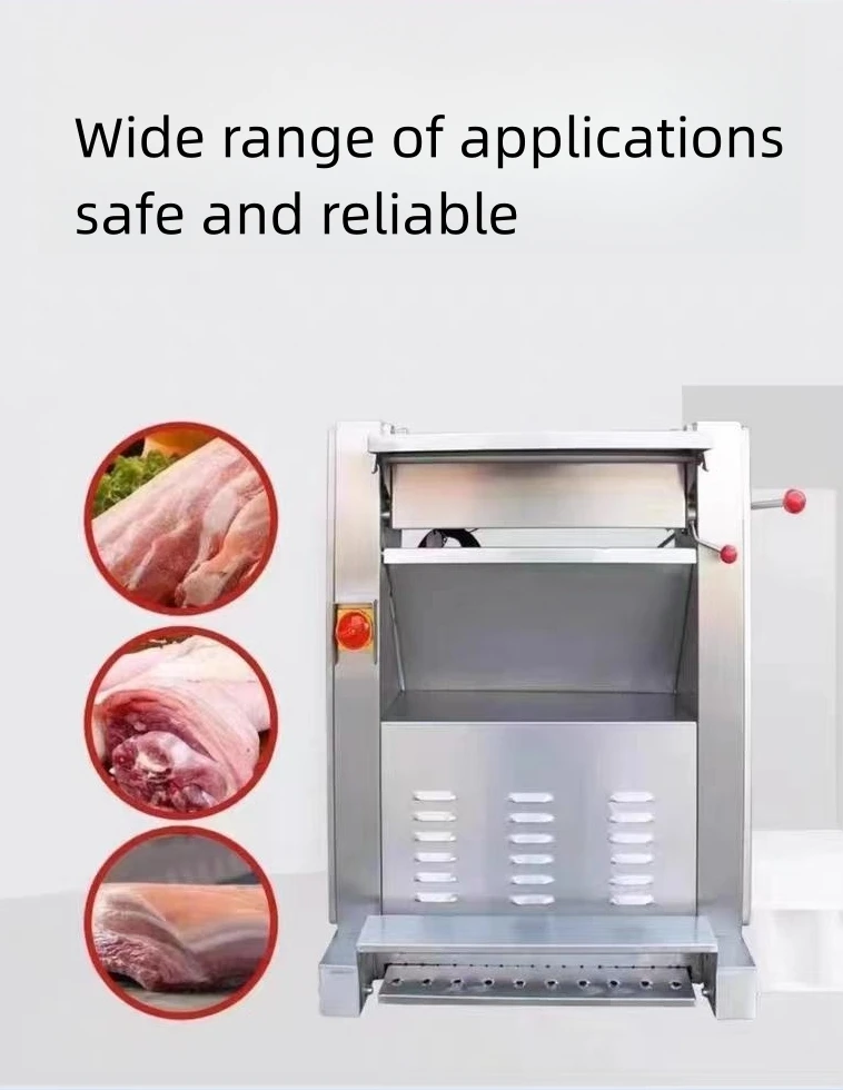 Automatic Butcher Meat Cutting Machine and Slicetmeat Slicer Machine ...
