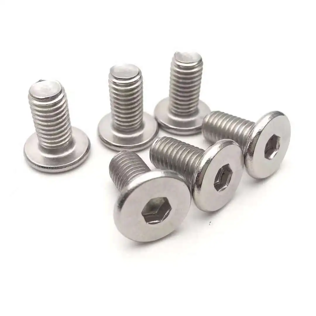 M1.6 to M8 Stainless Steel Hexagon Socket Bolt Ultra Low Head Cap Screws