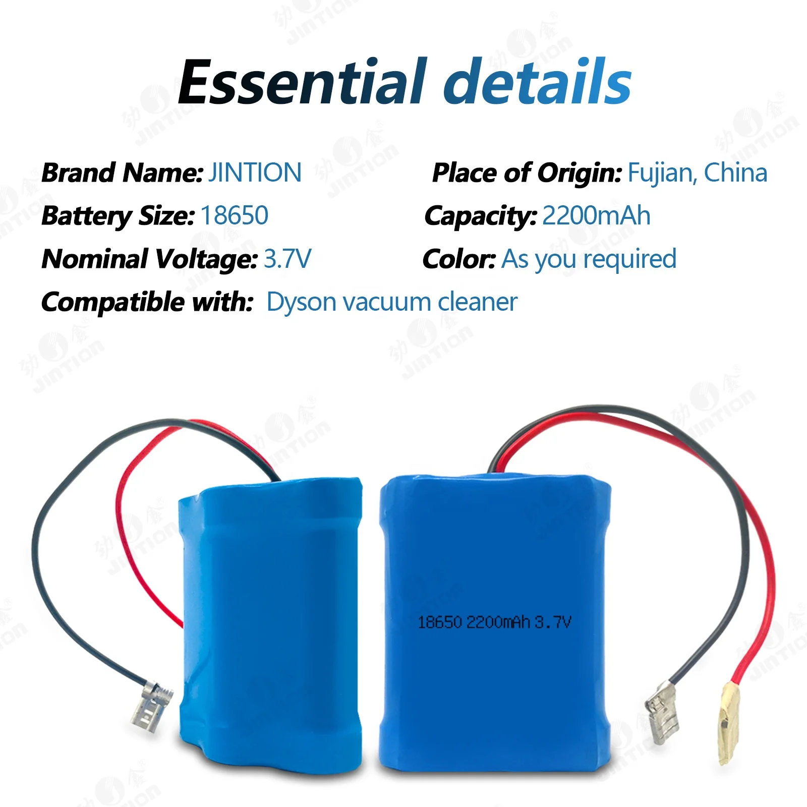 Jintion 18650 2200mah 3.7v 5c Battery For Dyson Vacuum Cleaner - Buy Icr 18650 Batterie 2200mah ...