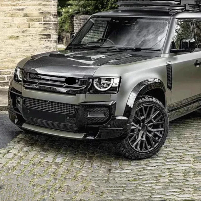 Body Kit Front Rear Bumper Grill Mask Assembly For Land Rover Defender ...