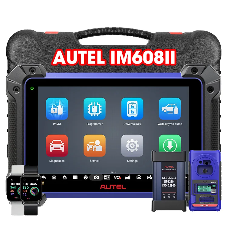 Autel Im608ii Im608 Obd2 Programmeur De Clé Immo Apb112 + G-box2 Codage ...