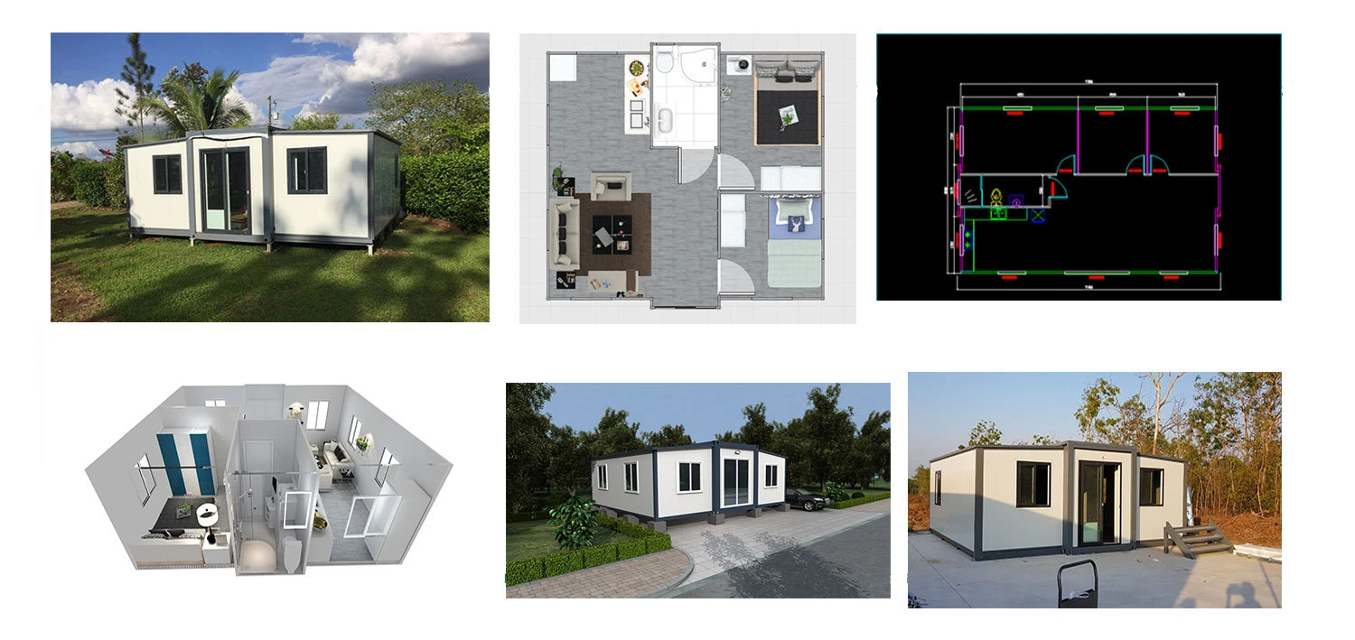 Expandable Mobile Home - 2 Bedroom Portable Living Container