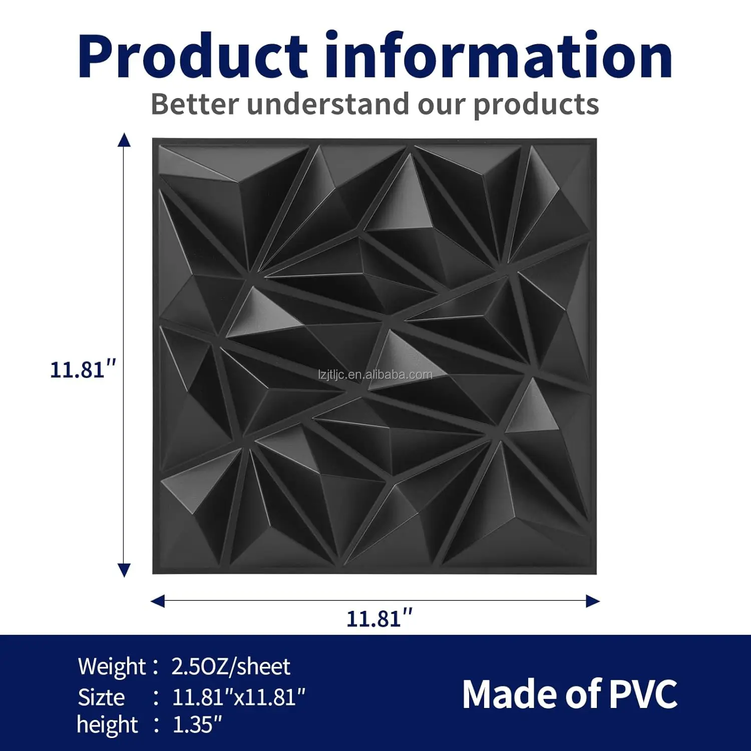 Art3d Wallpanels - Stylish & Durable PVC Textured Panels