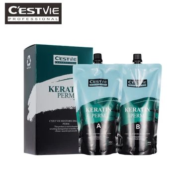 Keratin Hair Straightenin Perming Cream Set Keratin Collagen Hair ...