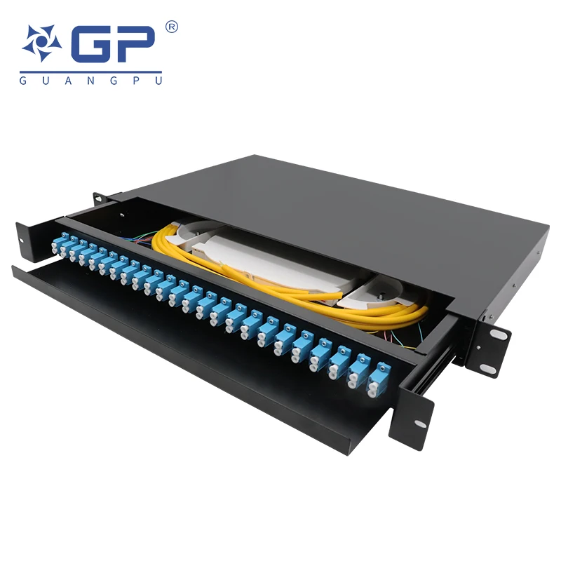 PUXIN new arrival 48 core LC fiber optic mpo to lc cassette module 48 ...